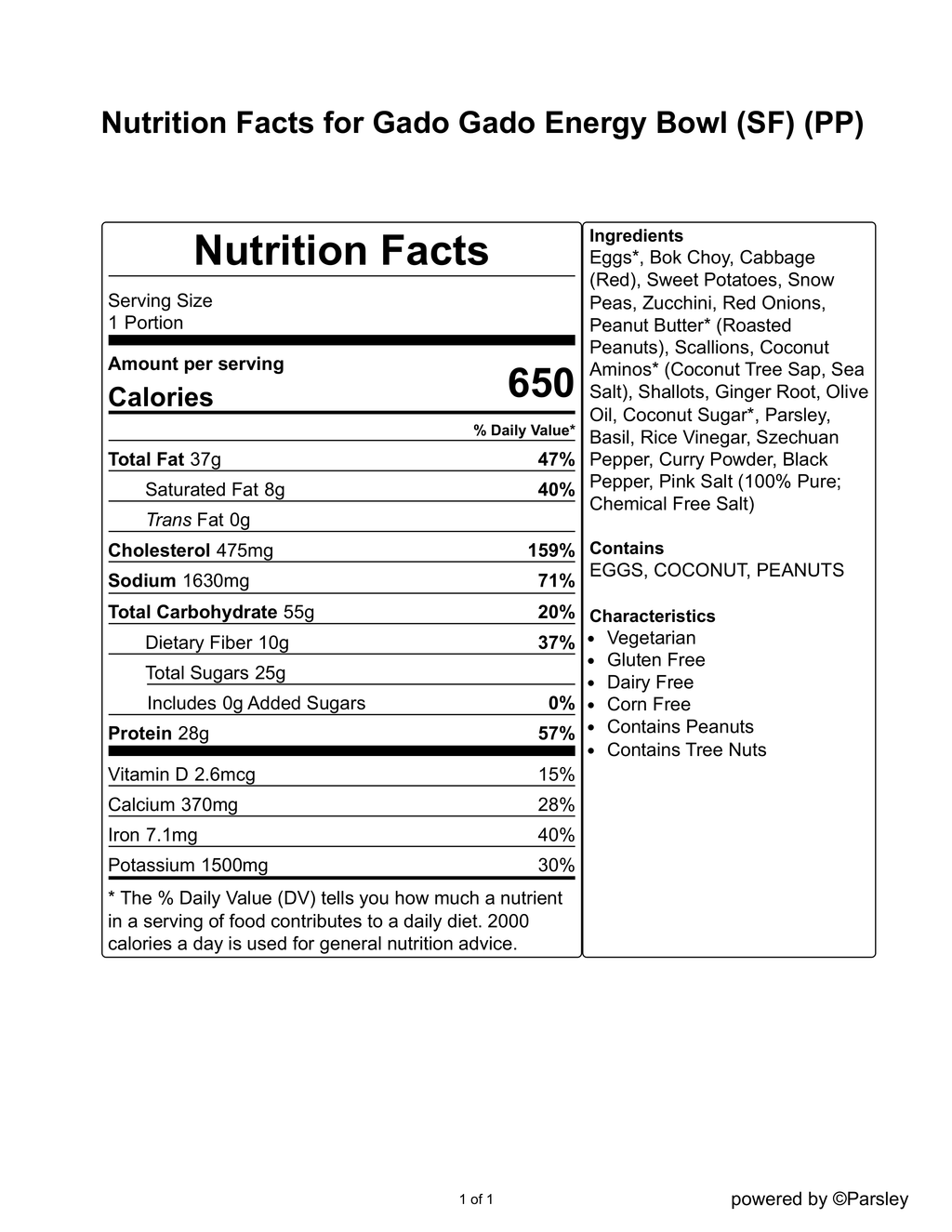 Gado Gado Energy Bowl (SF) (PP) – Chiyo