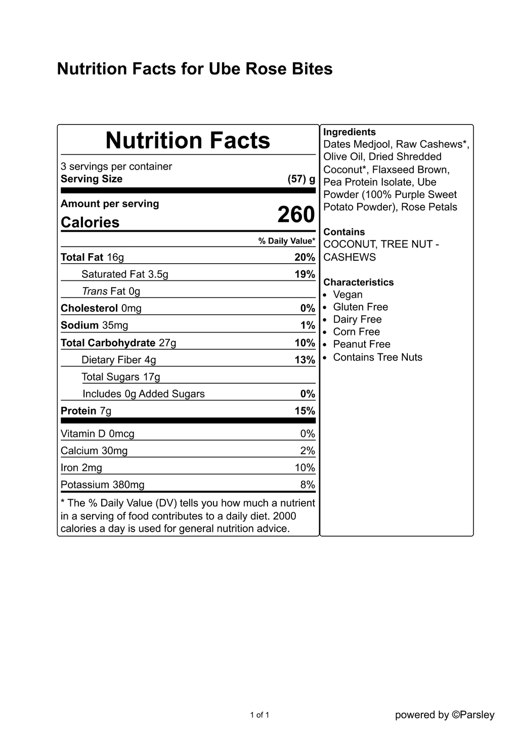 Ube Rose Bites – Chiyo